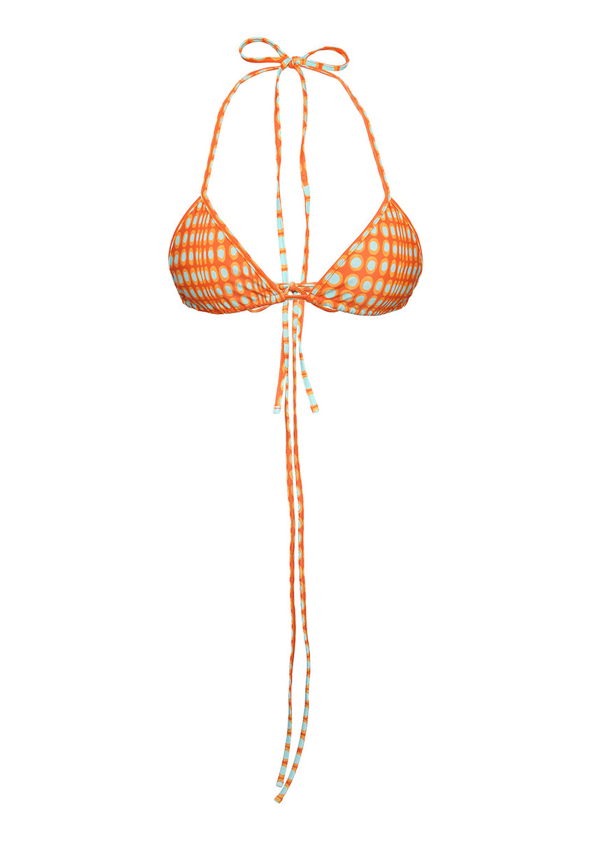 WIGGLE DOT STRING BIKINI TOP – Christopher John Rogers